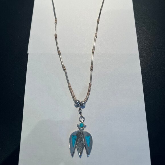 Source Unknown | Jewelry | Vintage Silver Thunderbird With Turquoise ...